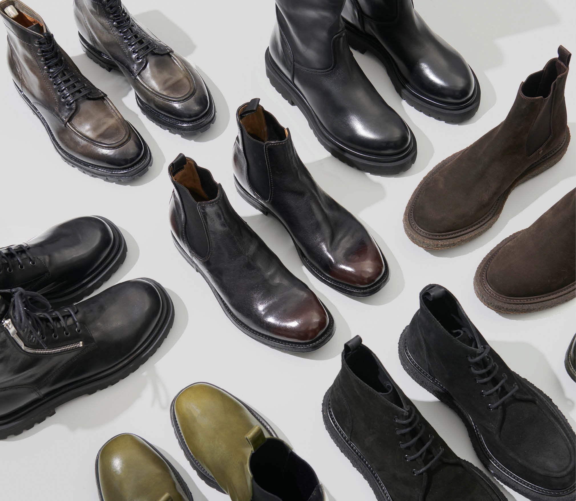 Men's Green Leather Bag: HELMET 30 – Officine Creative