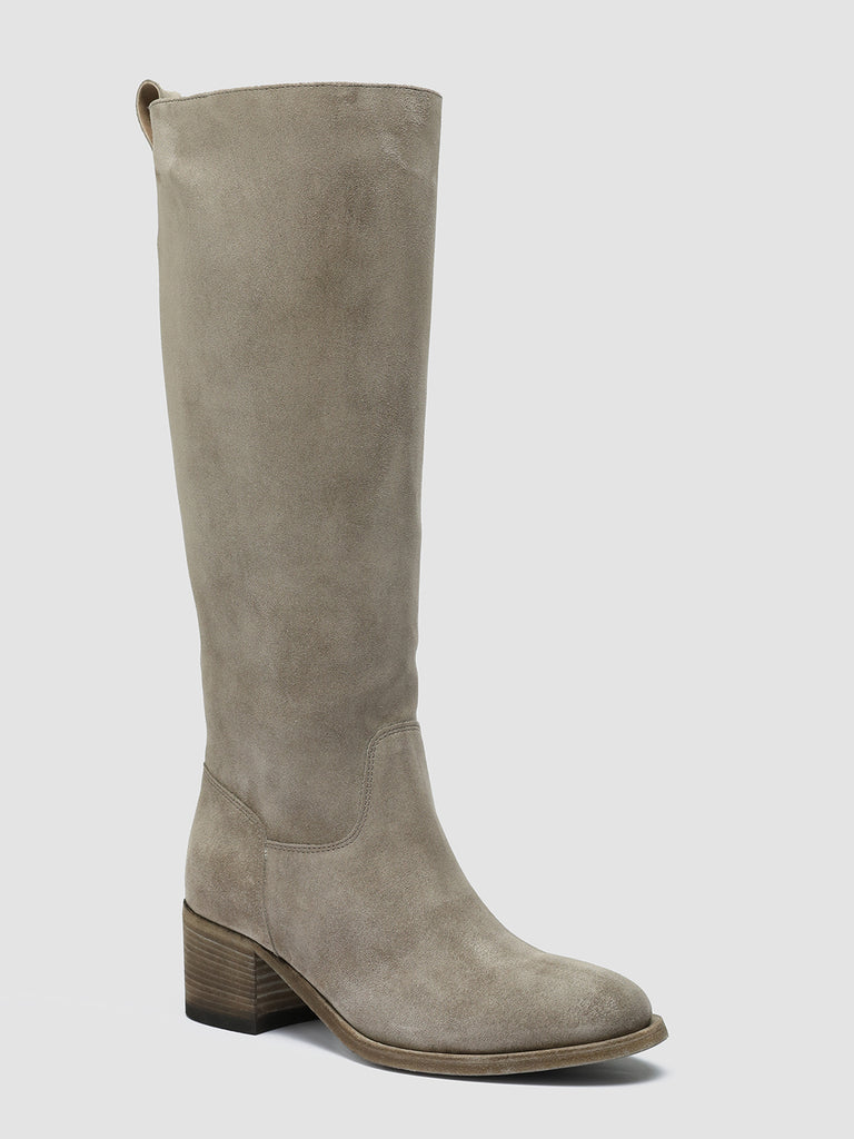 Women's Grey Suede Boots DENNER 116 – Officine Creative EU